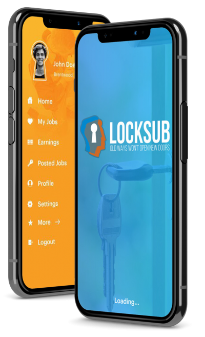 Locksub- The app that allows Locksmiths to receive and post jobs