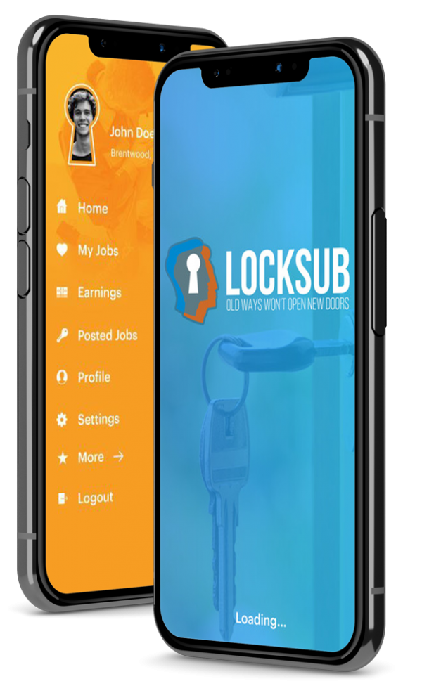 Locksub- The app that allows Locksmiths to receive and post jobs